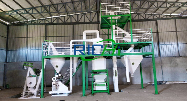 Animal Feed Mill Equipment For Sale - 1-2TPH